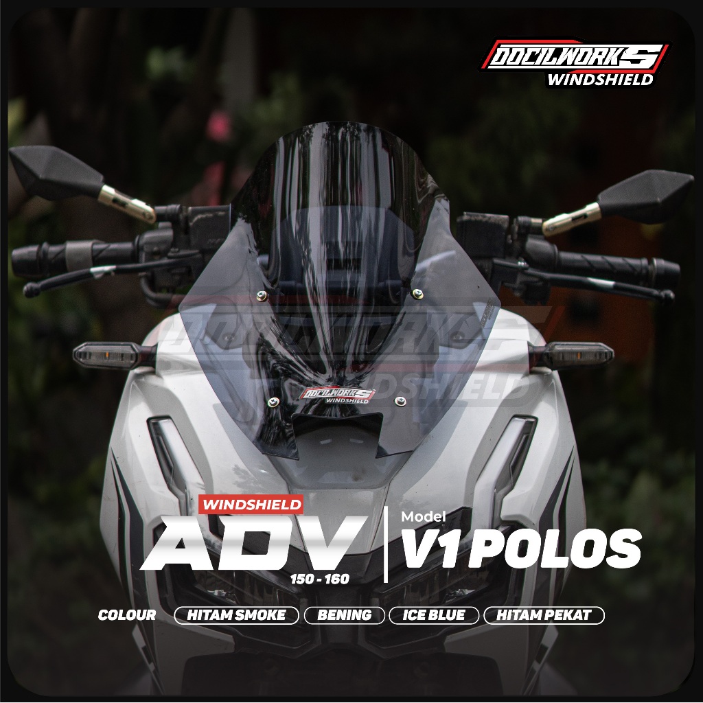 Doclickas - V1 PLAIN ADV 150 ADV 160 กระบังหน้ากระจกหน้ารถ | Shopee Thailand