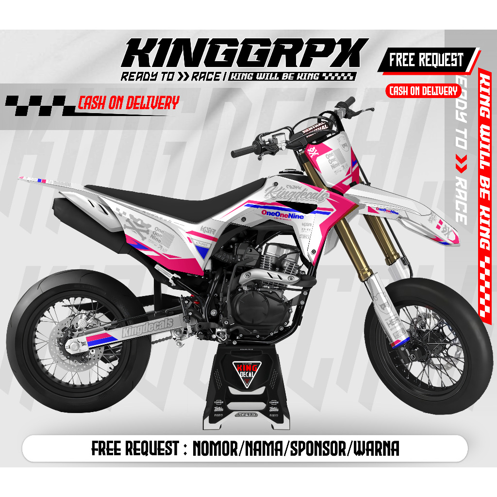 สติ ๊ กเกอร ์ รูปลอก CRF 150l FULL BODY/DECAL CRF 150/DECAL STICKER ...