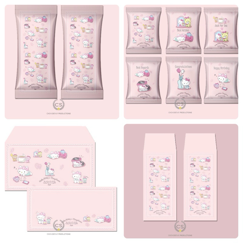 Angpao Custom Hello Kitty Sanrio Eid Envelope Eid Envelope Chinese New ...