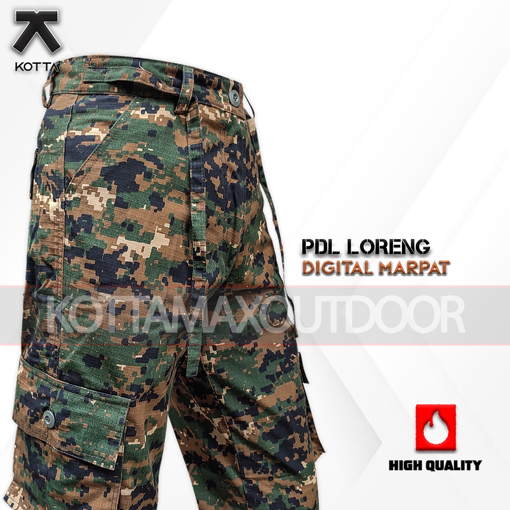 PDL LORENG DIGITAL MARPAT TROUSERS - LORENG MARPAT CARGO TROUSERS ...