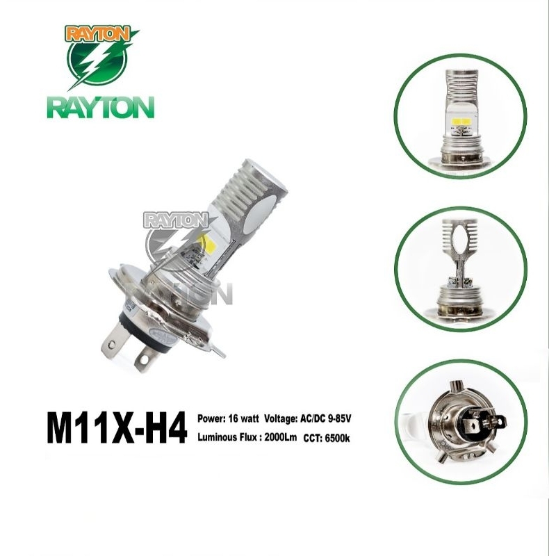 ไฟหน ้ า Led H4 M11X RTT AC DC Vixion CBR Moslem R15 | Shopee Thailand