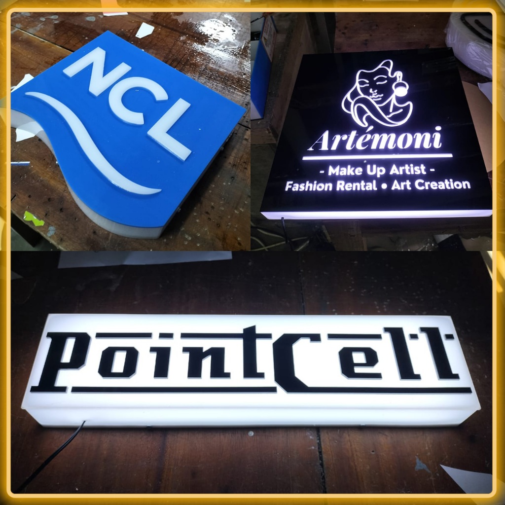 กล่องไฟ Led Neon Box Custom Free Size | Shopee Thailand