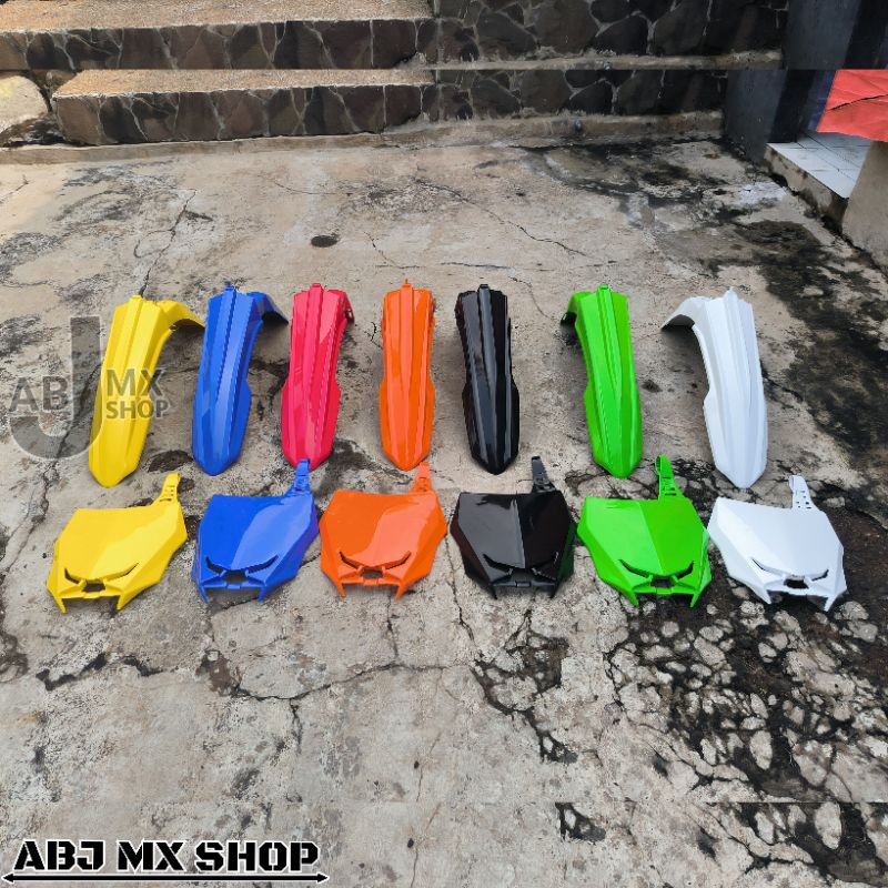 Rmz 450 RMZ 250 บังโคลนหน้าและบอร์ดตัวเลข RMZ 250 RMZ 450 PNP Supermoto ...