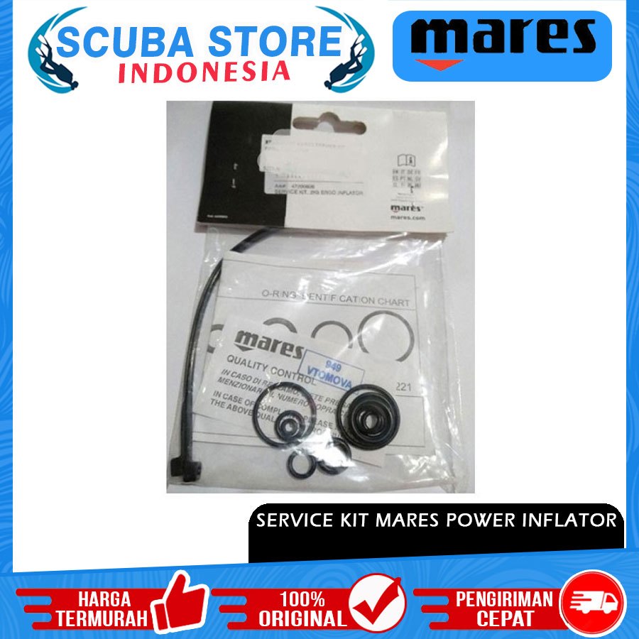 บริการชุด Mares สําหรับ Power Inflator BCD อะไหล่การบํารุงรักษาอะไหล่ ...