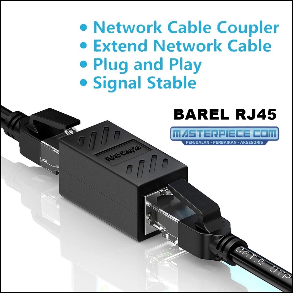 Lan Barrel RJ45 Gigabit Single Network Cat6 Cat 6 Cat7 Cat 7 N/ RJ45 ...