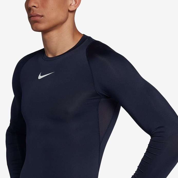 กระดุมข้อมือผู้ชายแขนยาว Nike Pro Compression Dry Fit รหัส C1A3 ...
