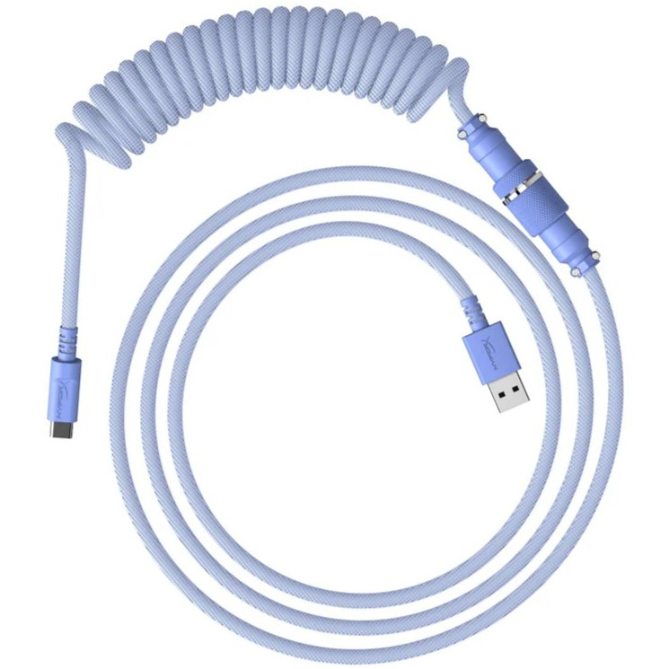 Hyperx LIGHT PURPLE COILED CABLE USB A ถึง USB C HOME OFFICE GAMING ...