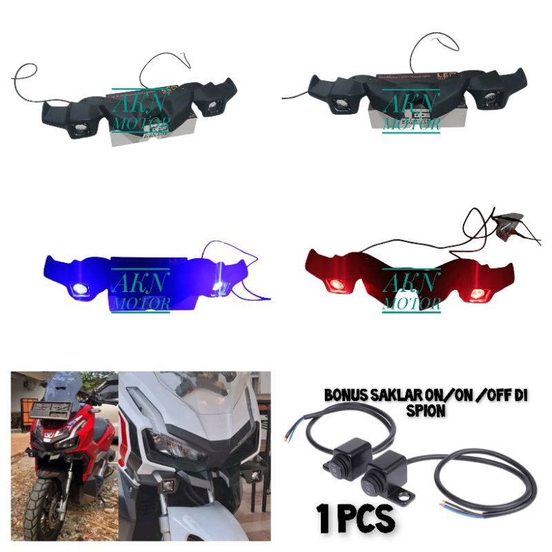 Winglet Honda ADV 150 ADV 160 PLUS ยิงไฟ X1 ฟรีสวิตช์ซ้าย/ขวา 1 ชิ้น ...