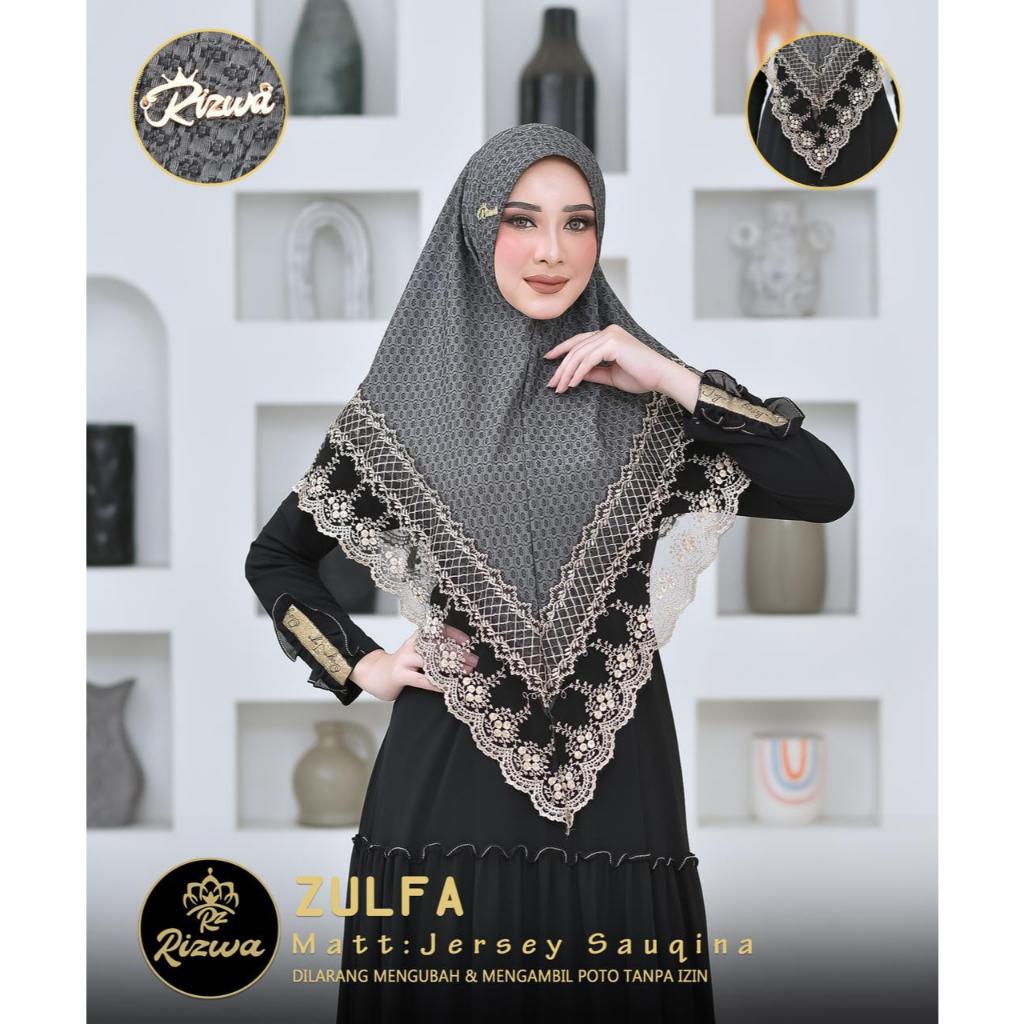 Sulfa original Rizwa Instant Hijab (Jersey Antemna) | Shopee Thailand