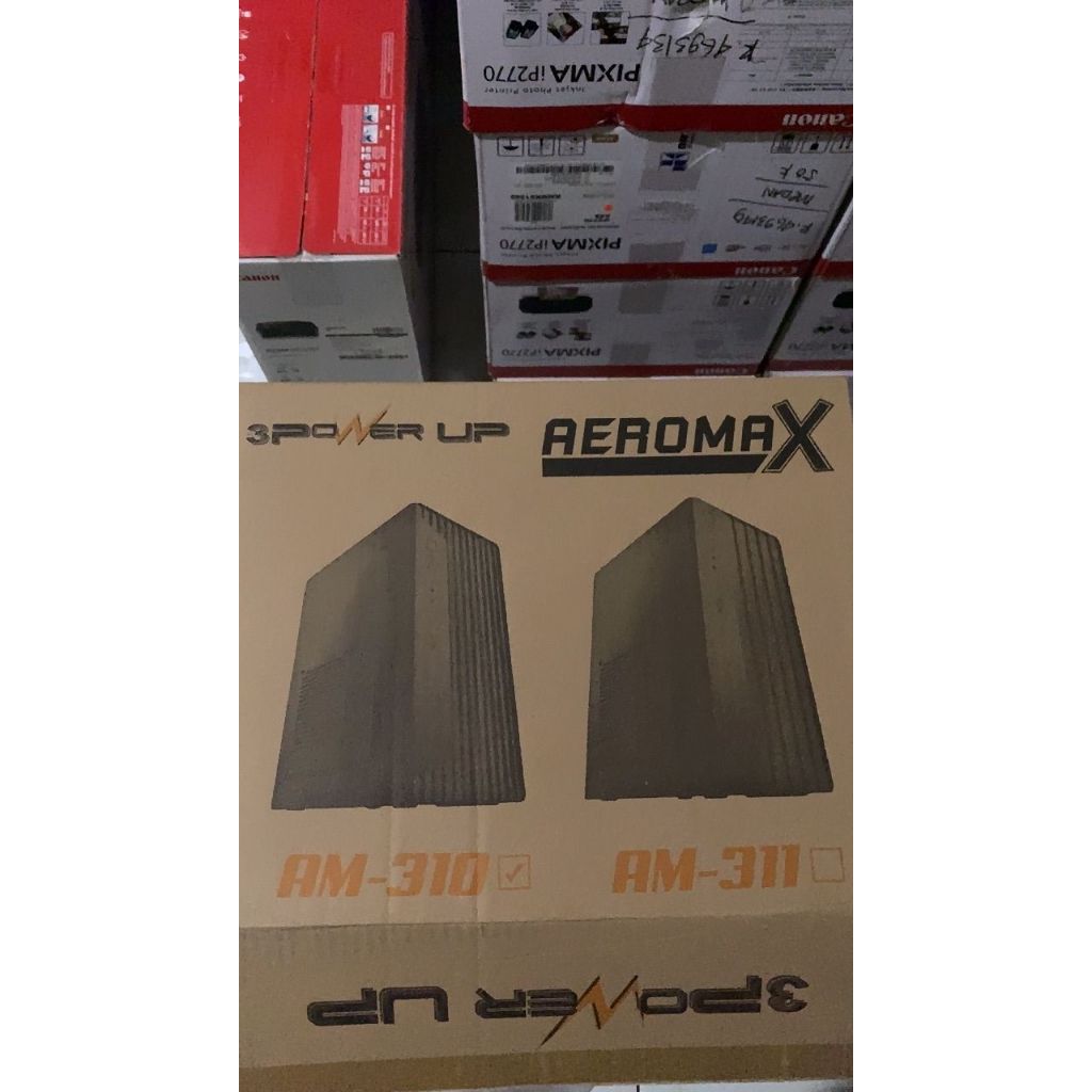 ไมโคร atx matx m atx mitx itx CASING POWER UP AEROMAX AM-310 สีดํา ...