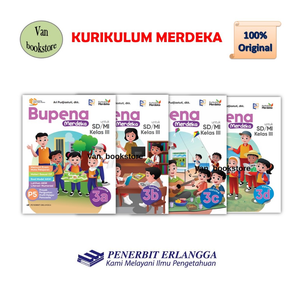Bupena Merdeka Sd3 ABCD - Merdeka Curriculum | Shopee Thailand