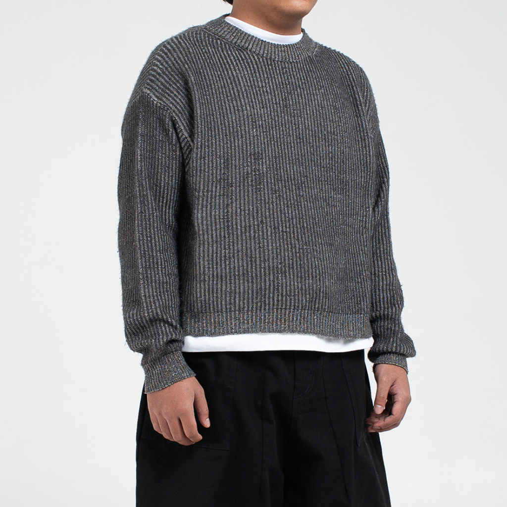 เสื้อไหมพรม Boxy Lava by Money Alter / เสื้อไหมพรมถักธรรมดา | Shopee ...