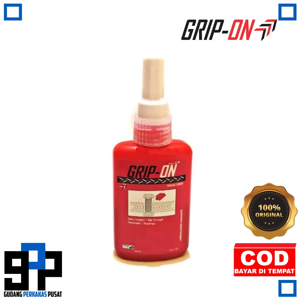 กาวล็อคเกอร์เกลียว GRIP-ON Glue Bolt GRIP-ON Thread Locker 50gr ...