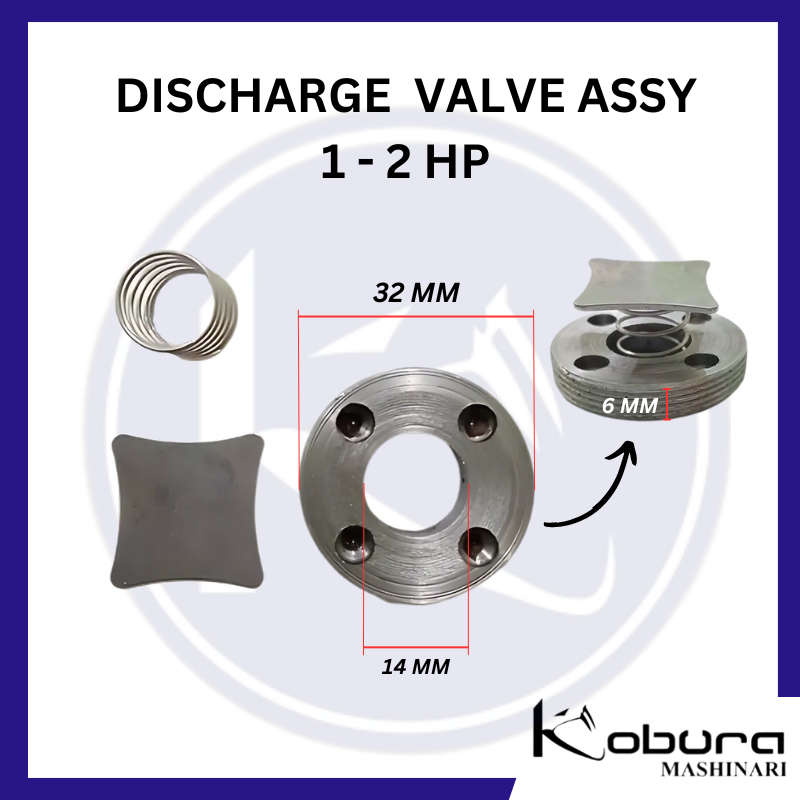 Discharge Valve Assy 1 - 2 HP หรือ Discharge Set Variant + Inlet Valve ...