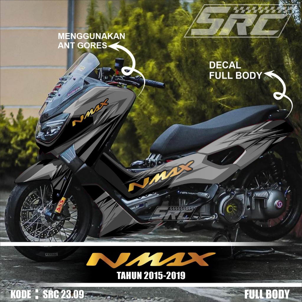 สติ๊กเกอร์รูปลอก Full Body Yamaha Nmax Old Lama 2015 2016 2017 2018 ...