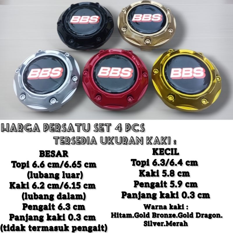 Merah HITAM นูน KAIZO VELG LID BBS RESIN สี FEET METALLIC SIVER สีแดงสี ...