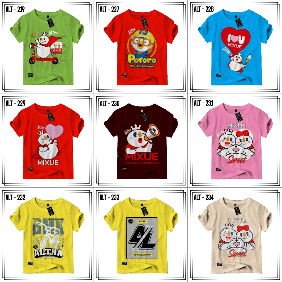 เสื้อผ้าใหม่ล่าสุด ALTHA CODE ALT 219 - ALT 234 MIXUE || เสื้อยืด ...