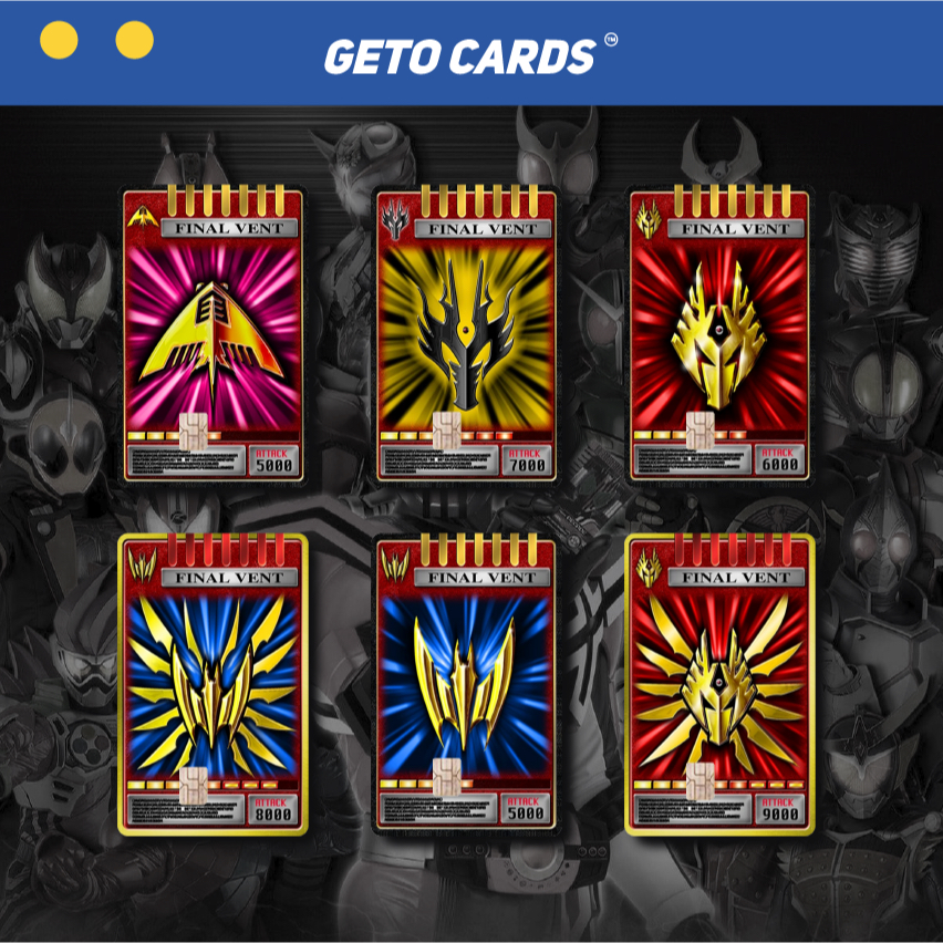 สติ๊กเกอร์ Skin Atm Card Kamen Rider Ryuki Final Vent โฮโลแกรมพิเศษ ...