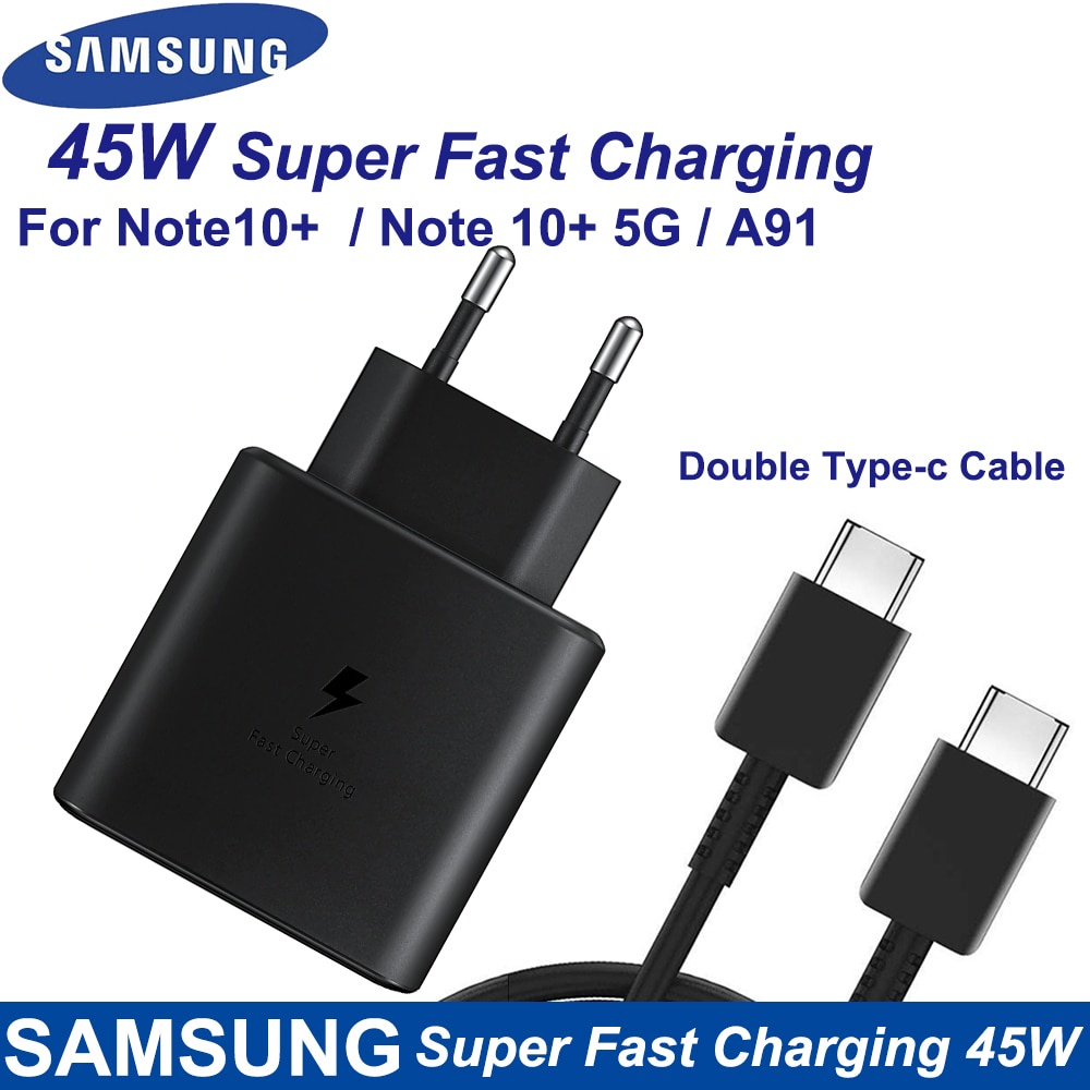 เครื่องชาร์จ Samsung S20 - 45W 99% Ta-845 Charger Samsung Super Fast ...