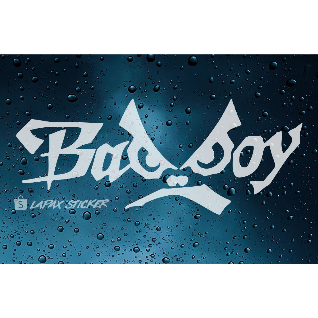 สติ๊กเกอร์ตัดสติ๊กเกอร์ BadBoy BadBoy Cute Cool viral | Shopee Thailand