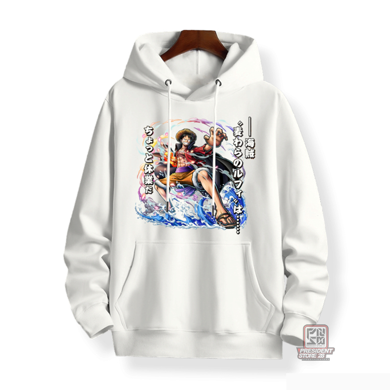 One Piece Luffy Anime Jumper Hoodie - Boys & 39; เสื้อกันหนาววัยรุ่น ...