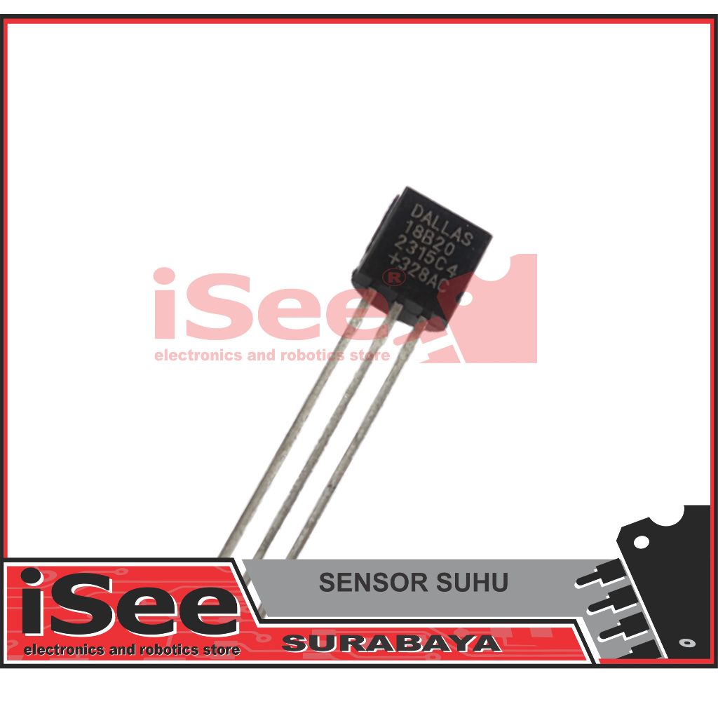 เซนเซอร์วัดอุณหภูมิ IC Ds18b20 DALLAS 18B20 18S20 TO-92 | Shopee Thailand