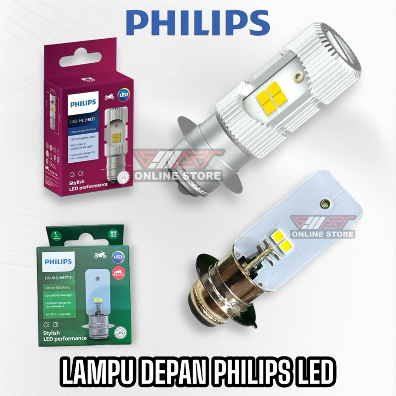 Philips Duck ไฟ LED 2 ด้าน 6/6w ไฟ LED (M5) DC 6500K 1 ฟุต 11163UEMX1 PHILIPS หลอดไฟมอเตอร์ไซค์ ...