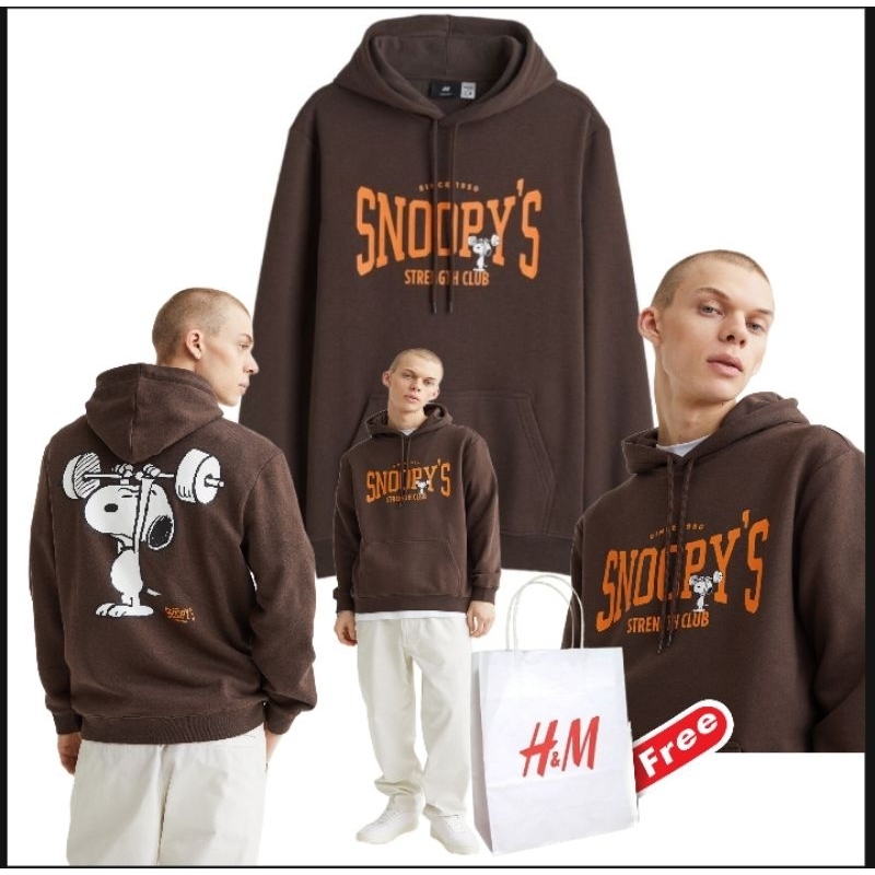 Hoodie H &M UNISEX SNOOP 'Y STRENGTH CLUB Hnm Full teg, label Free ...