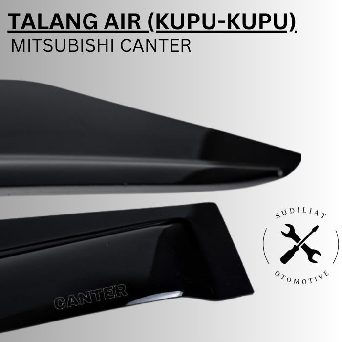 Small Mitsubishi Canter Car door Gutter Butterfly รุ่น - ผีเสื้อ 2 ...