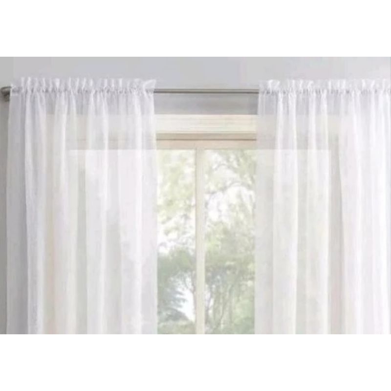 ผ้าม่าน Vitrase เชือกรูดธรรมดา ผ้าม่านหน้าต่าง Vitrase | Shopee Thailand