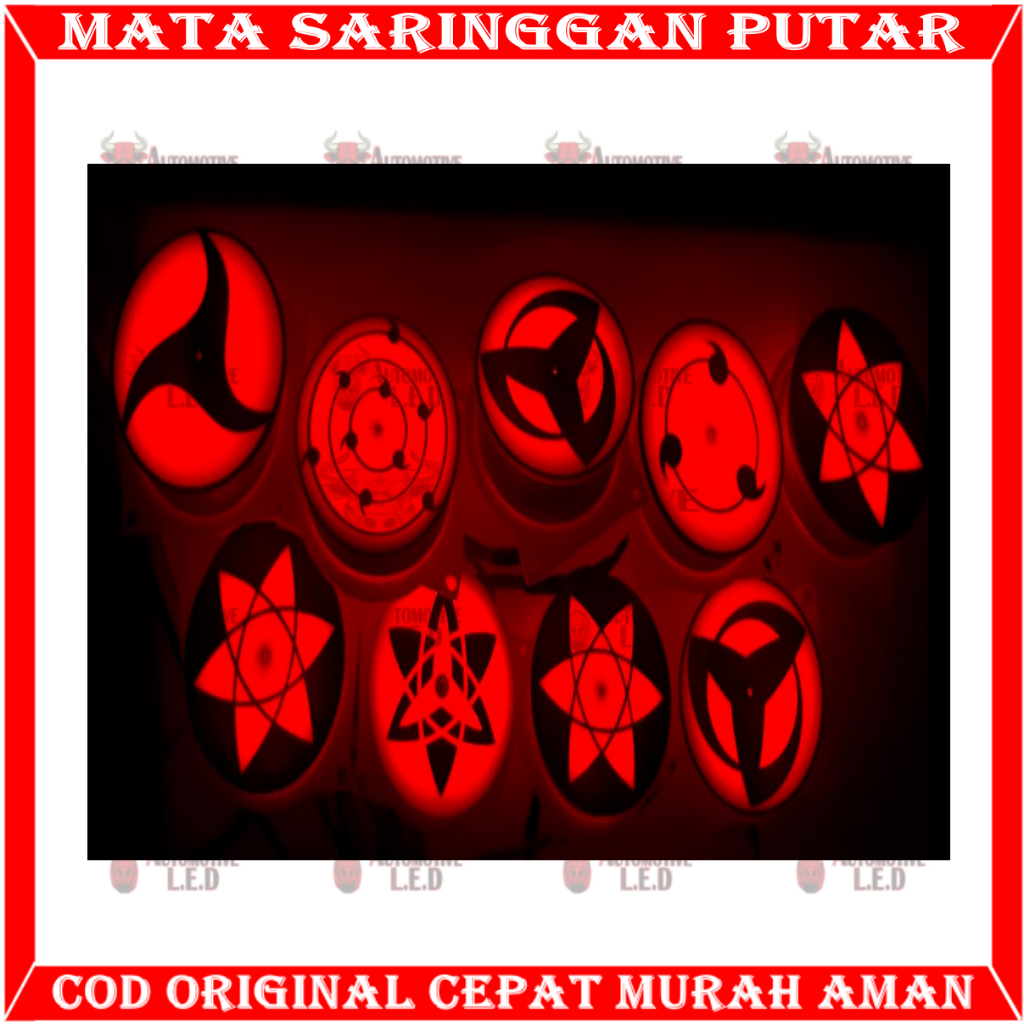 Mata Devil SHARINGAN ไฟกรองการเคลื่อนไหว DC 12VOLT หมุนได้ | Shopee ...