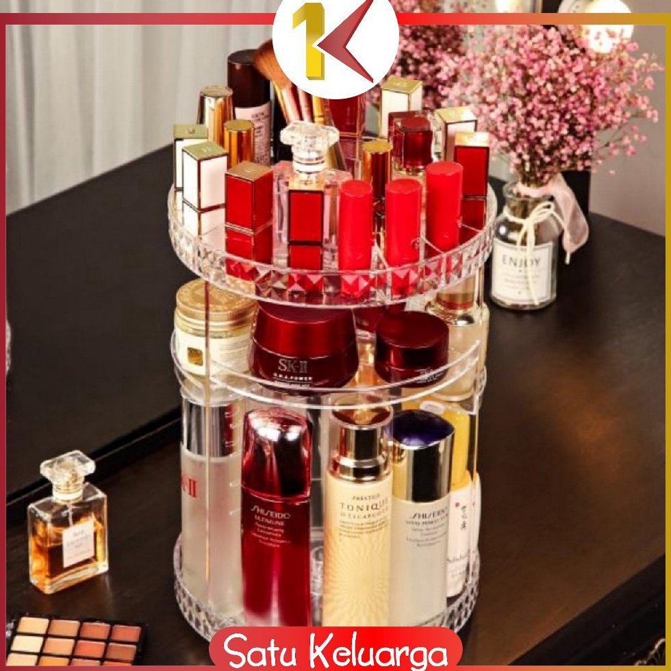 สินค้าใหม่ล่าสุด SKK5K6 ชั้นวางเครื่องสําอางอะคริลิคหมุนได้ 36 องศา ...