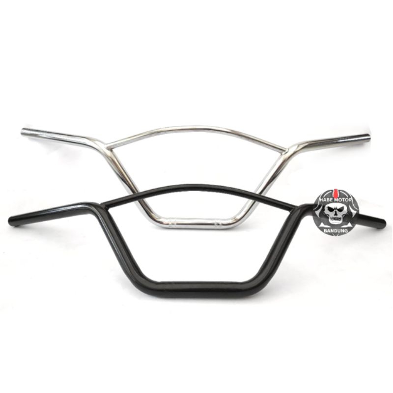 Buck Handlebar High Cross Custom Bratstyle Chopper Bobber Scrambler ...