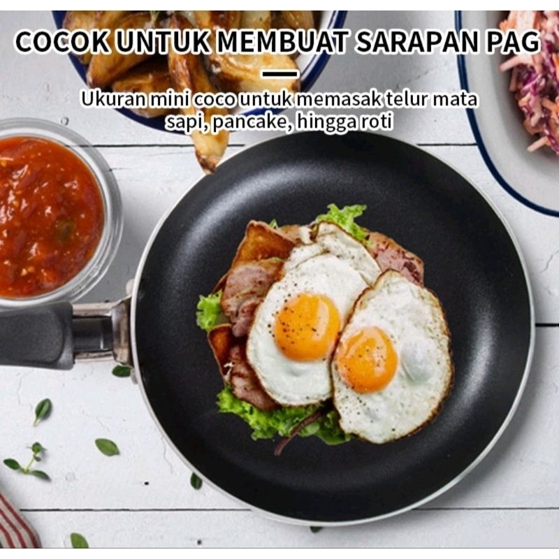 Gm bear Frypan mini Frypan D16cm 1072-mini กระทะ-กระทะขนาดเล็ก-Handle ...