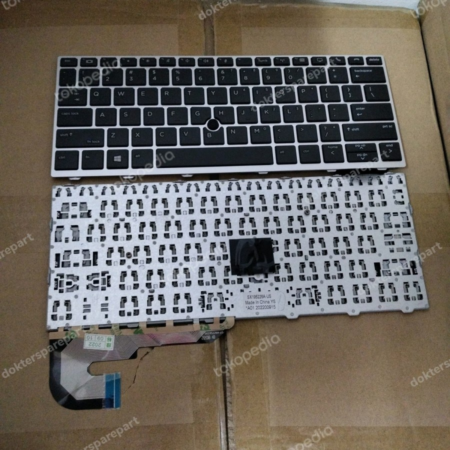 คีย์บอร์ด HP EliteBook 830 G5 830 G6 835 G6 730 G5 trackpoint ไม่มีโคม ...