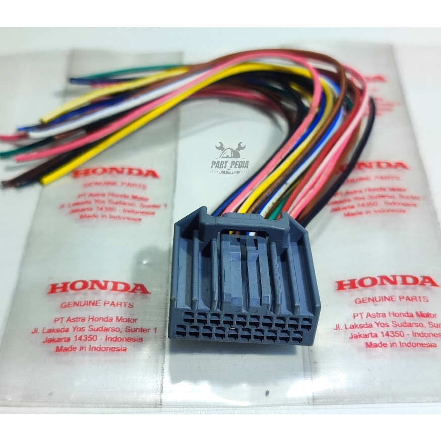 Speedometer ซ็อกเก็ตสาย pin 20 ซ็อกเก็ต speedo spido honda beat ใหม่ ...