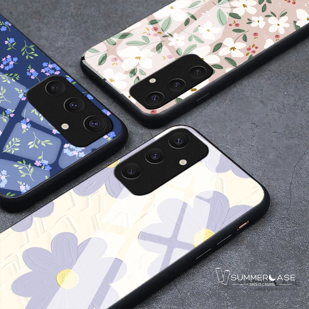 A114 เคสนิ่ม กระจกเงา ลายดอกไม้ SAMSUNG S24 S42 PLUS S24 ULTRA ALL TYPE ...