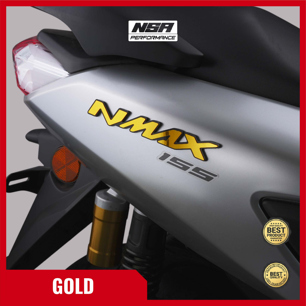 NSA NMAX EMBLEM 3D ญี่ปุ่น NMAX โลโก้ 2PCS รถจักรยานยนต์ EMBLEM RAISED ...