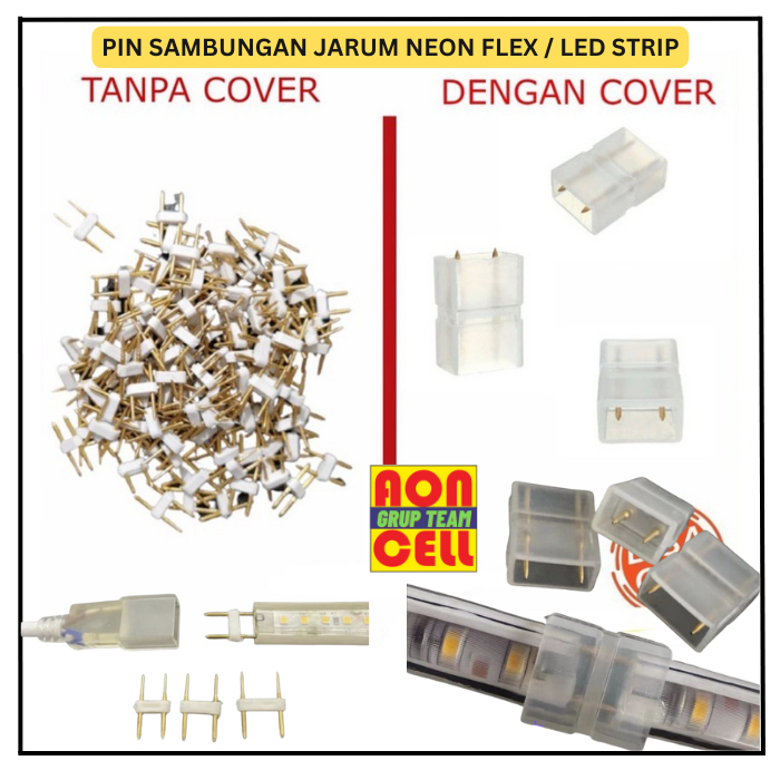 การเชื่อมต่อเข็มไฟ LED Neon FLEX PIN/5050 LED STRIP Clamp All Fit ...