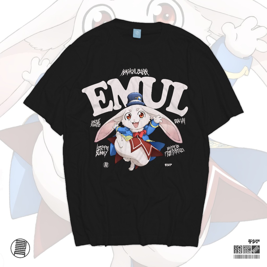 เสื้อยืด พิมพ์ลายการ์ตูนอนิเมะ Magical Bunny Emul Shangri La Frontier ...