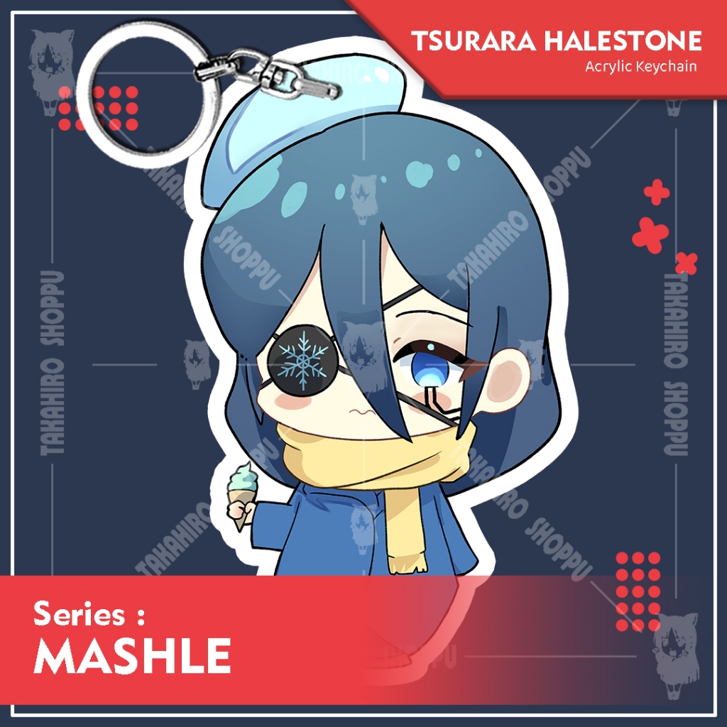 Gantungan Mashle TSURARA HALESTONE พวงกุญแจอะคริลิค / พวงกุญแจ | Shopee ...