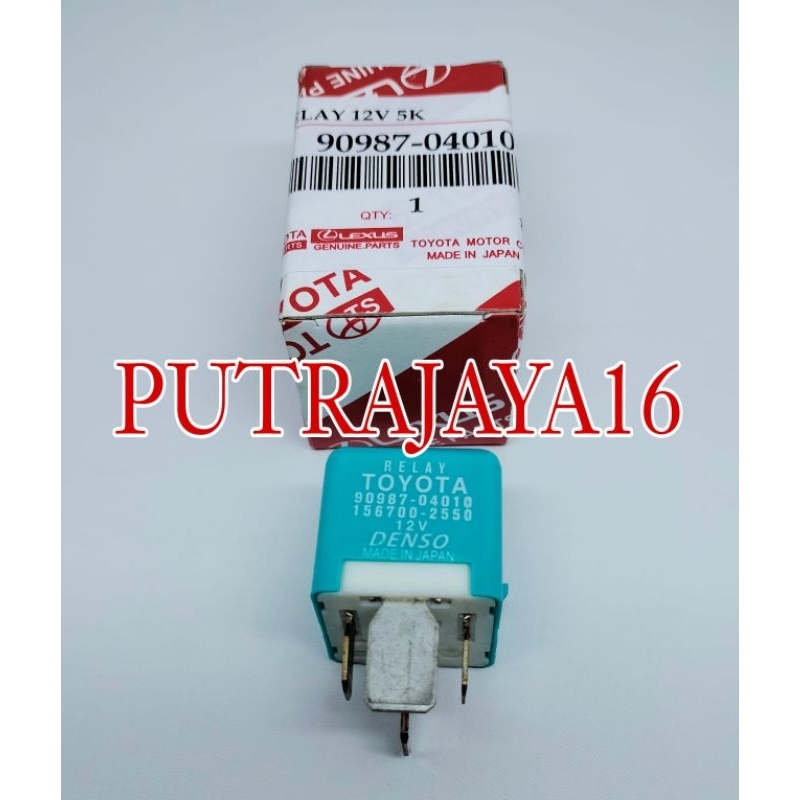 TOYOTA JAPAN LIGHT RELAY 90987-04010 5PIN 5K 12V DENSO JAPAN | Shopee ...