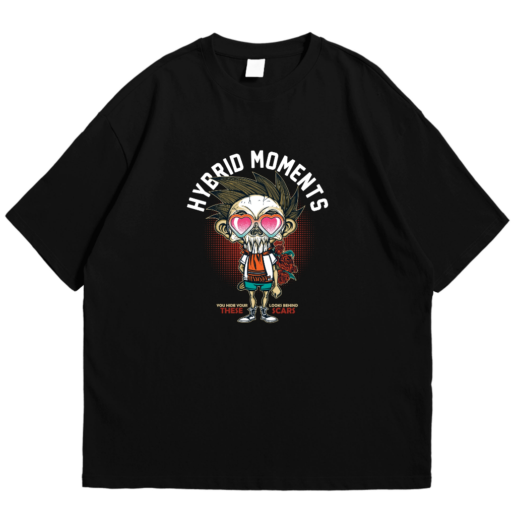 เสื้อยืด พิมพ์ลาย Badmi Hybrid Moment ขนาดใหญ่ สําหรับผู้ชาย และผู้หญิง ...