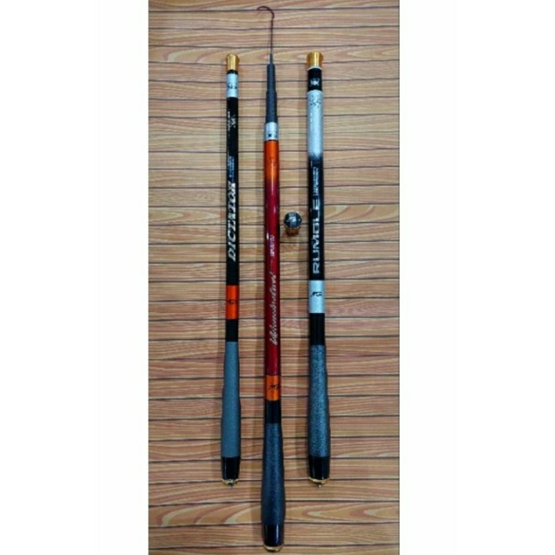 Joran Tegek Pole MAGURO DICTATOR RUMBLE WANDERLUST เสาคาร์บอนสูง แบบสั้น | Shopee Thailand