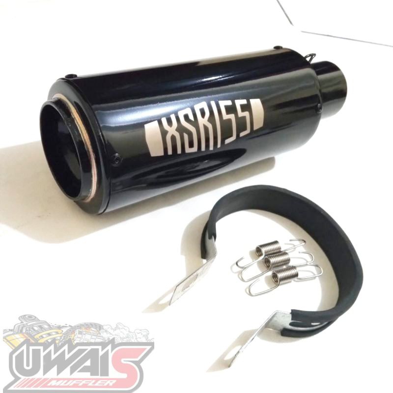 Xsr 155 Exhaust racing Canister only Pipe inlet 51mm universal | Shopee ...