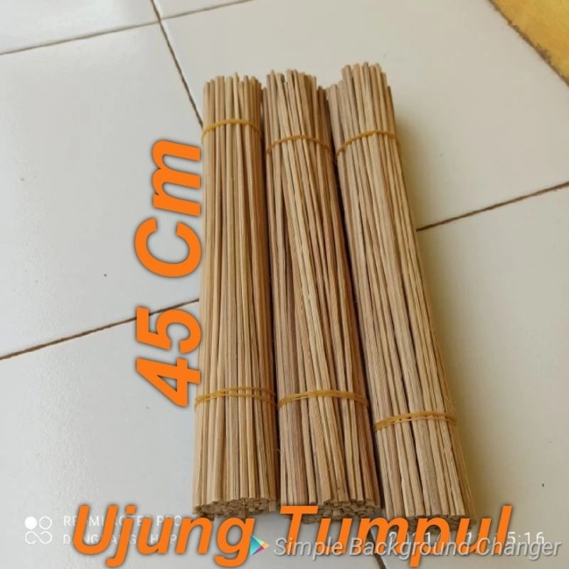 45 CM BAMBOO STICK SATE STICKS STACKED 100 ชิ้น | Shopee Thailand