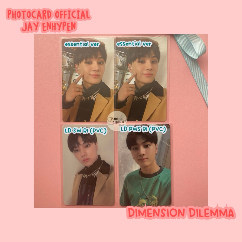 โฟโต้การ์ด Jay ENHYPEN OFFICIAL | อัลบั้ม Dilemma Essential Scylla Charybdis Hologram Dimension ...