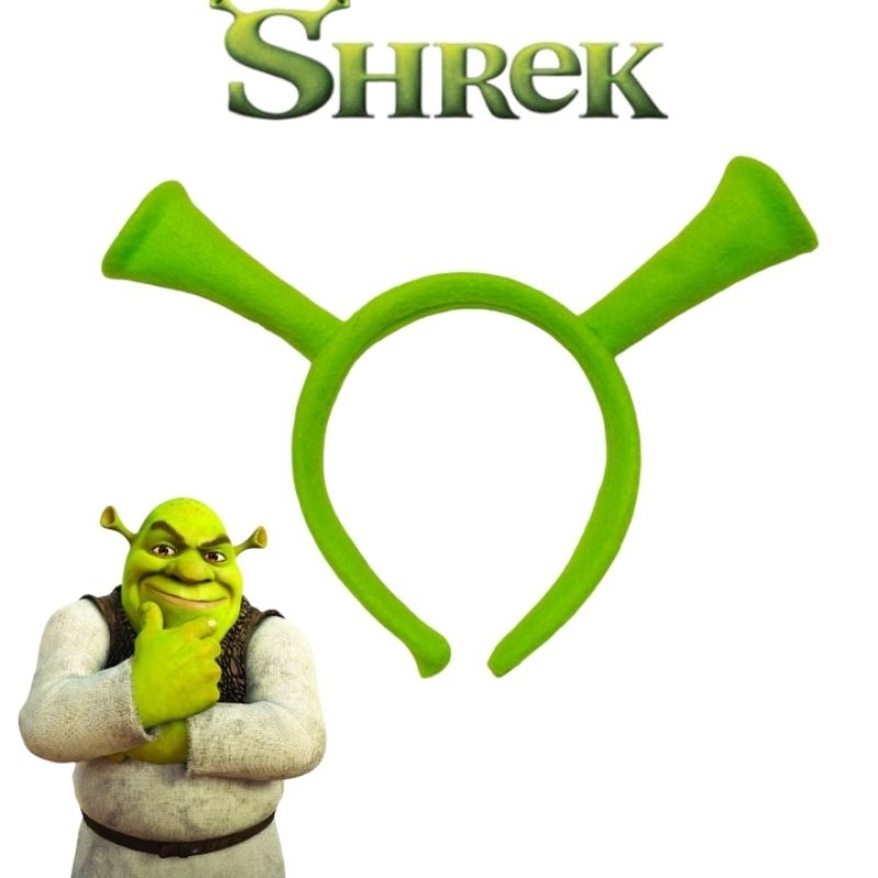 Shrek ที่คาดผมตัวละครสีเขียว ที่คาดผมคอสเพลย์ แรงบันดาลใจจาก Shrek ...