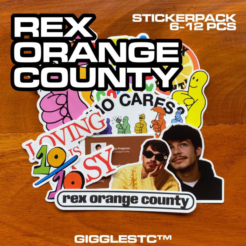 ชุดสติ๊กเกอร์ Rex ORANGE COUNTY | Shopee Thailand