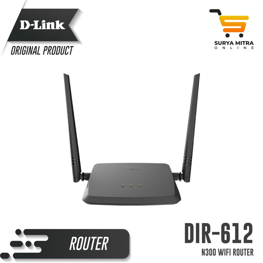 เราเตอร์ไร้สาย D-Link DIR-612 N300 อีเธอร์เน็ตเร็ว | Shopee Thailand